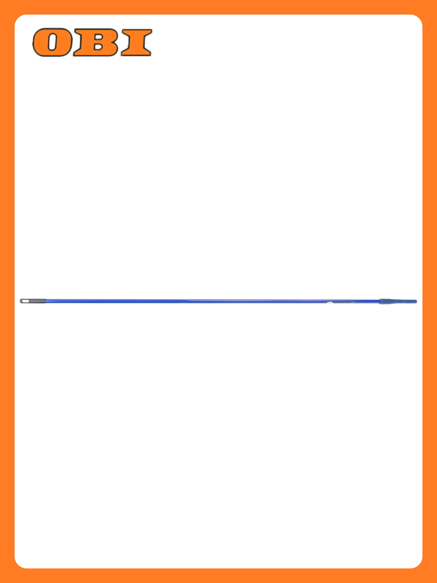 Удлинитель малярного валика Tool Berg, сталь, конусная насадка, 120 см