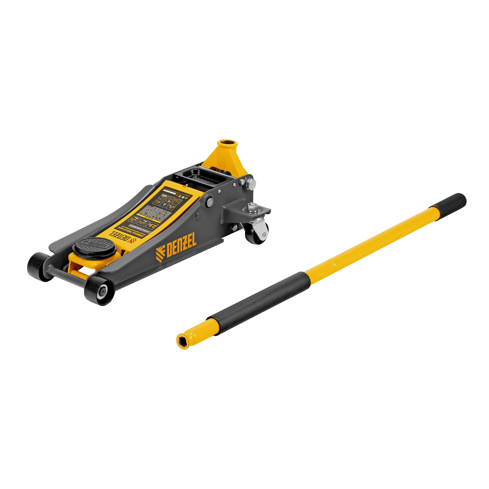 Домкрат гидравлический подкатной, 2,5 т, 85-430 мм, 51252 51252