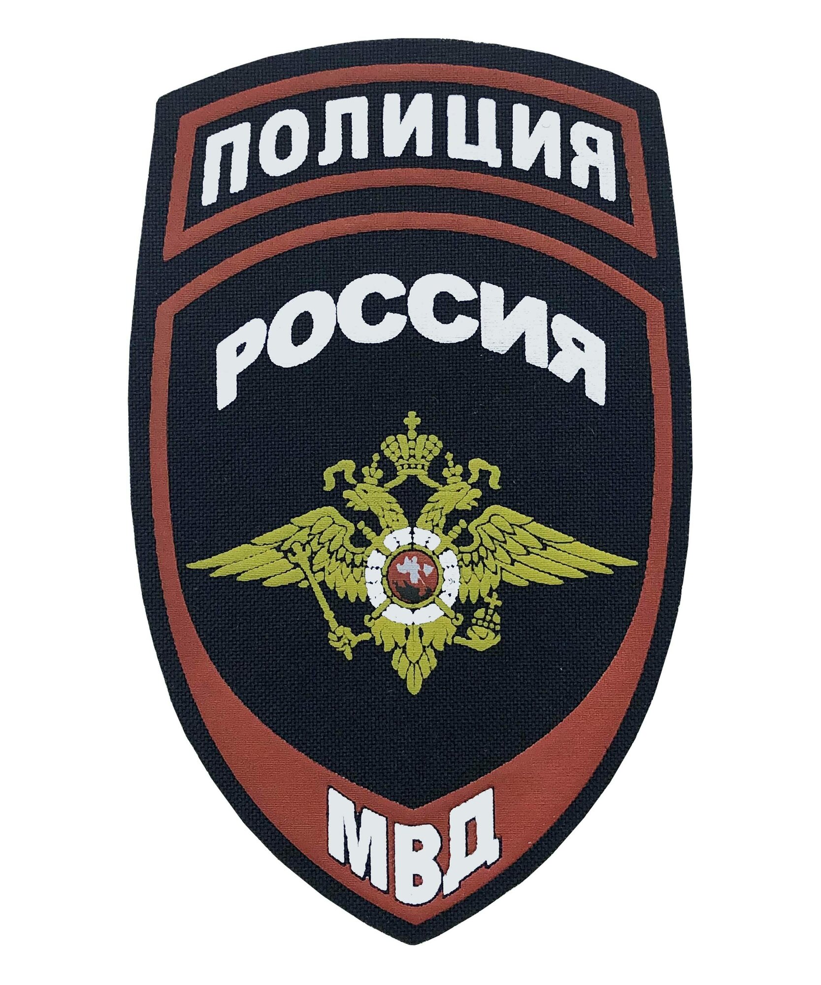 Шеврон пластизолевый полиции герб