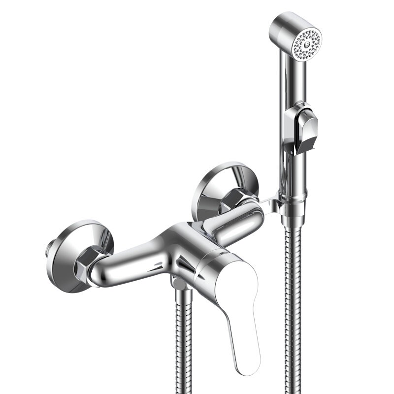 Гигиенический душ со смесителем VODA TD80H, хром