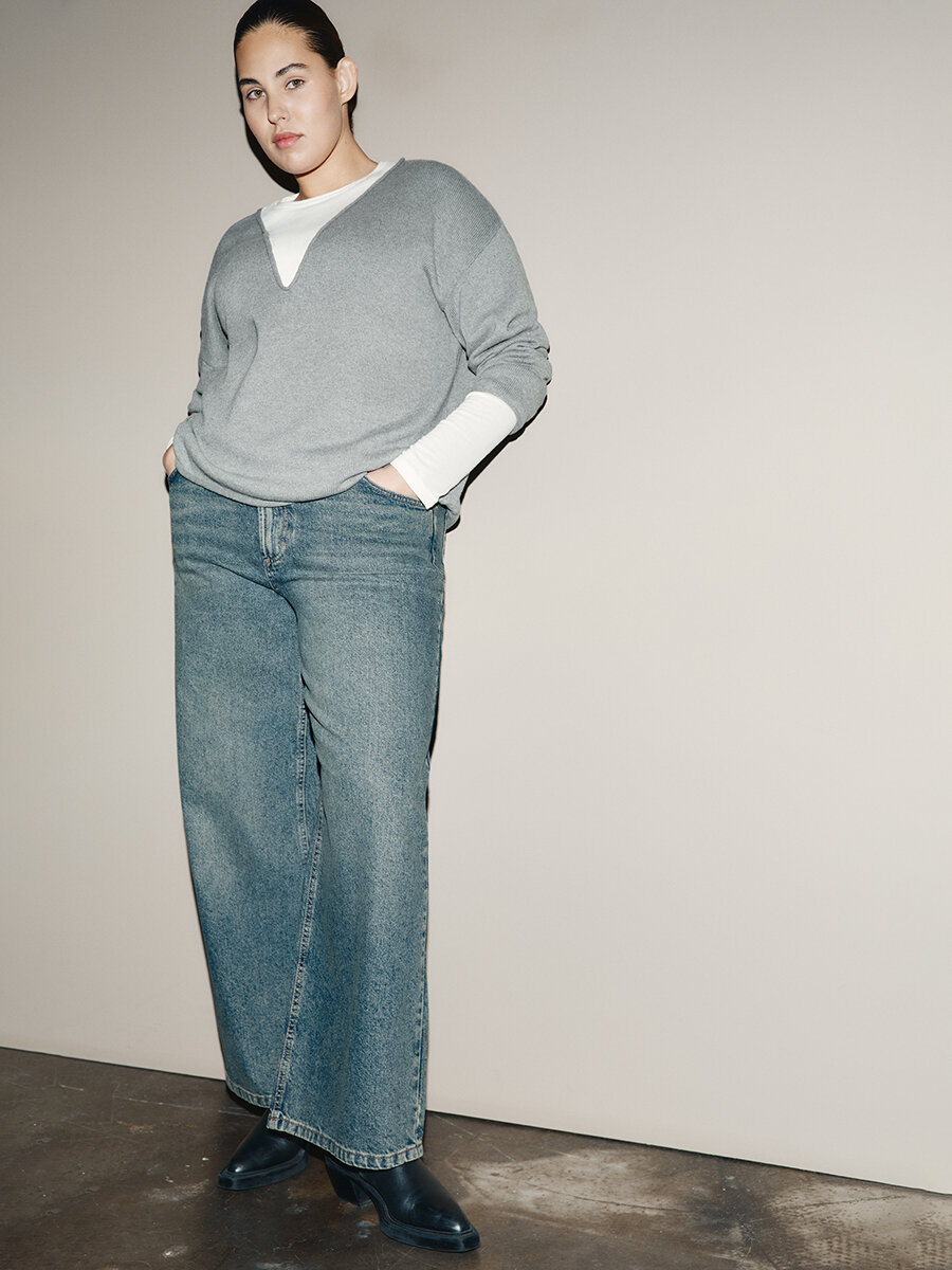 Джинсы Plus size 