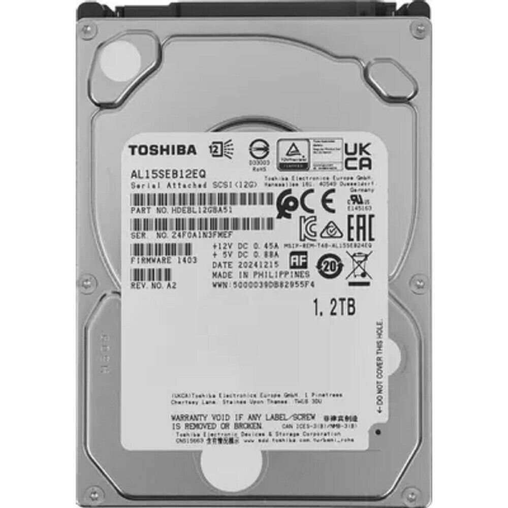 Toshiba Жесткий диск 1.2TB AL15SEB12EQ