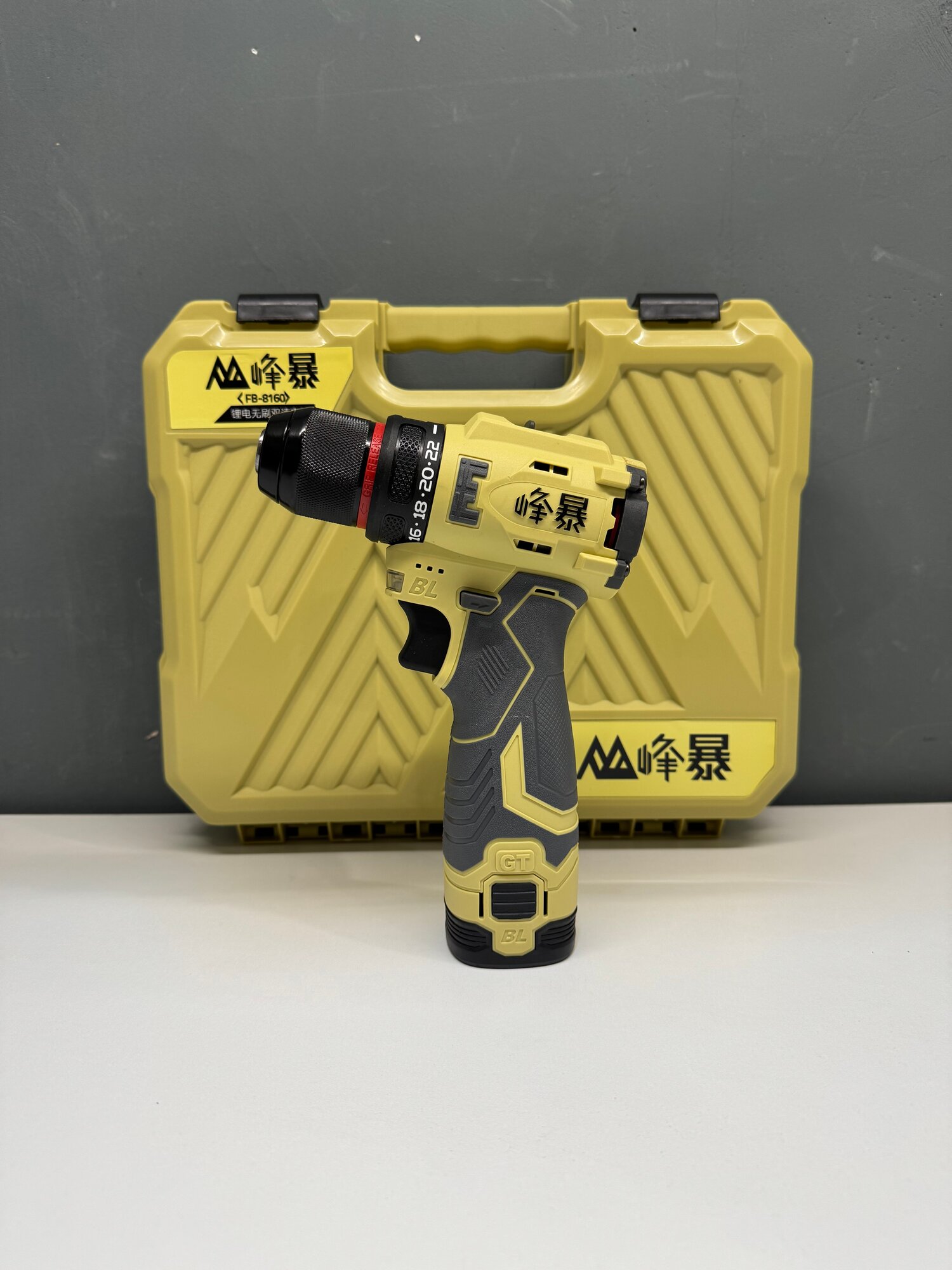 FengBao, аккумуляторная дрель-шуруповерт 81-60, 16В, 2х2.0А ч Li-Ion, в кейсе