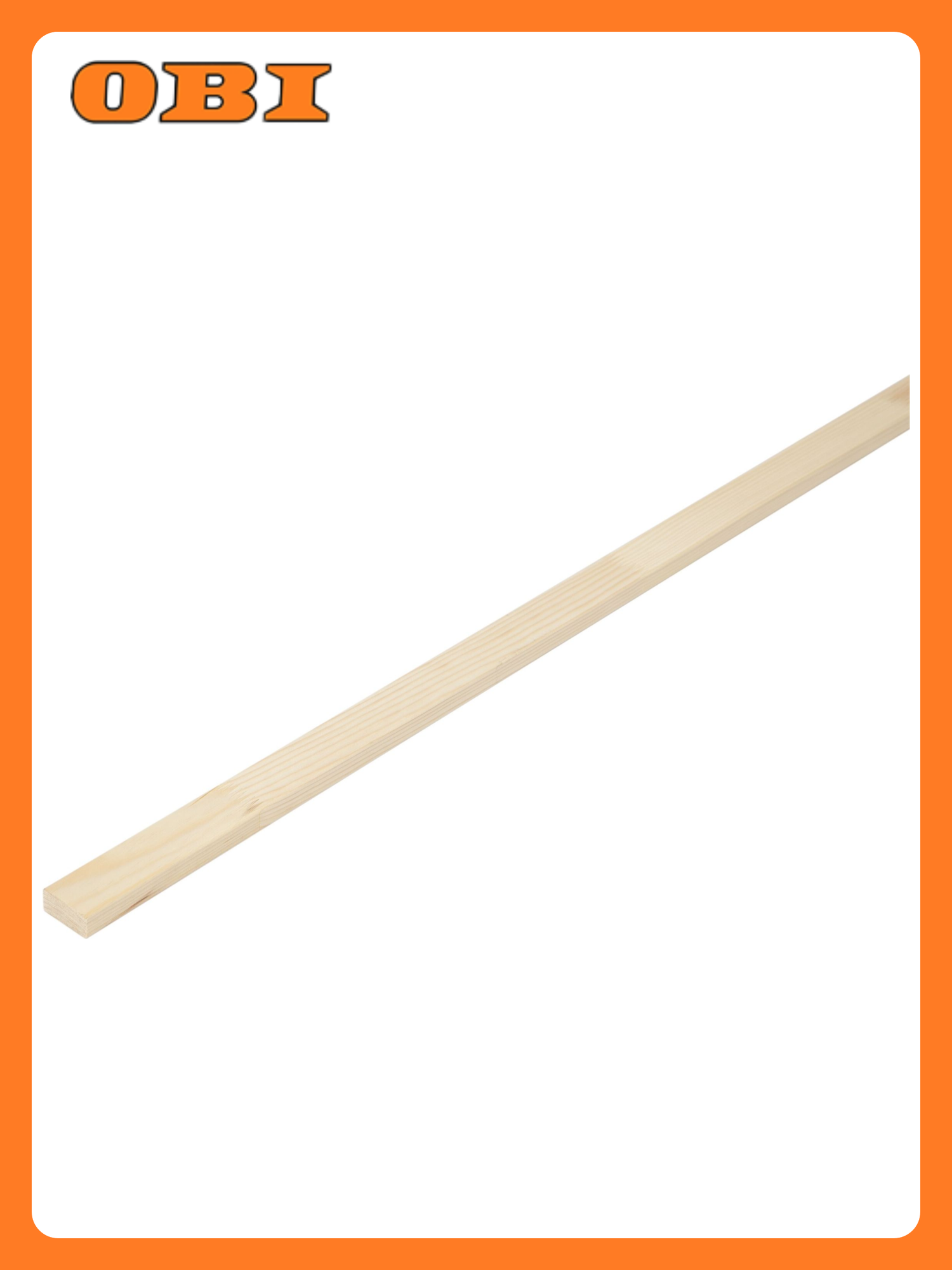 Рейка шлифованная хвоя сорт Экстра 2400х40х19 мм