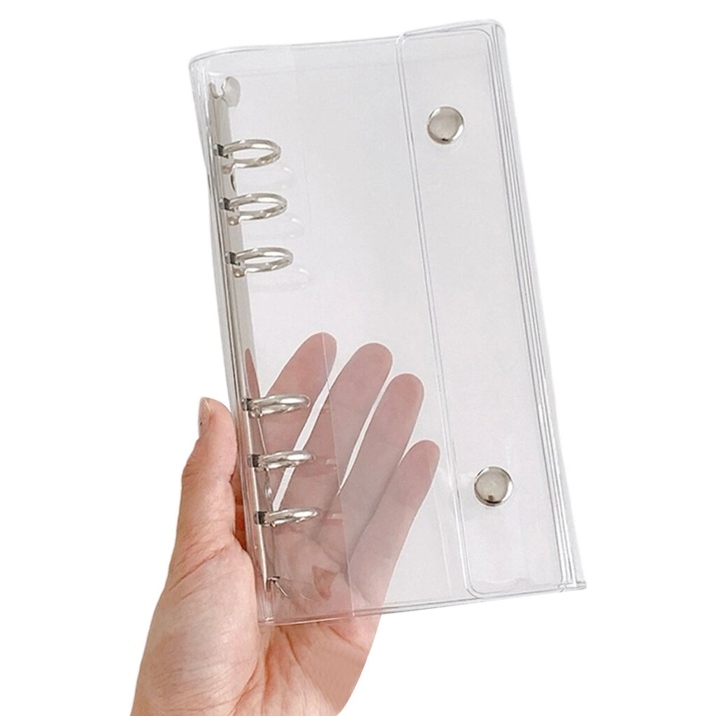 Прозрачный ПВХ 6 Колец Обложка Для Переплета Обложки Для Открыток Обложки Для альбомов 6 Колец Обложки Для Фотоальбомов ПВХ