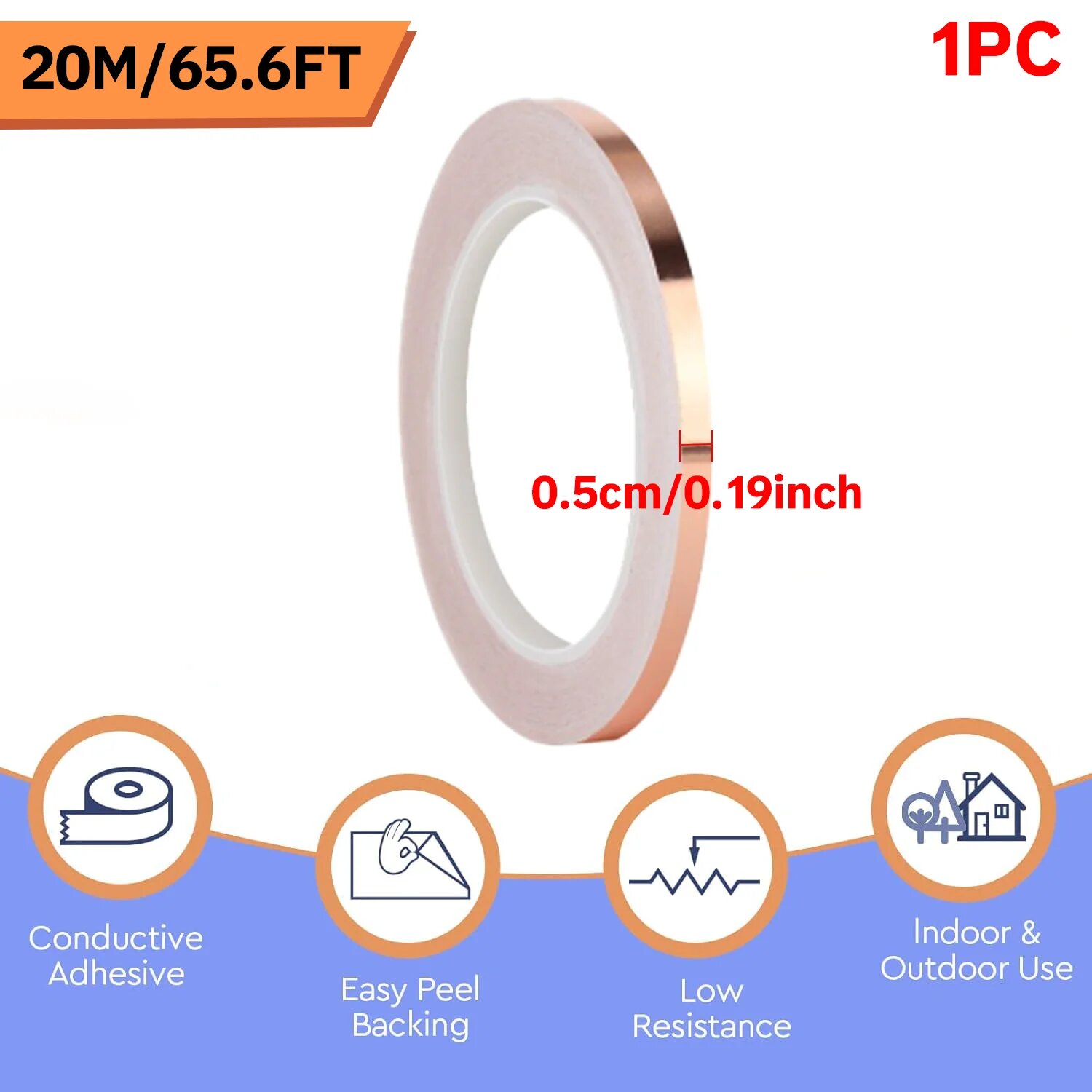 Самоклеящаяся Медная Фольга Для Ремонта Электропроводки