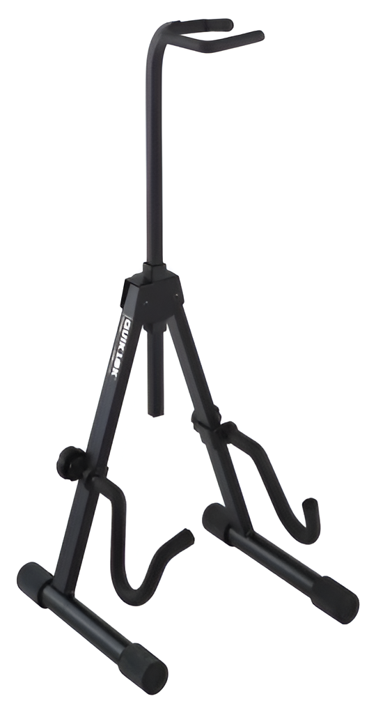 QUIK LOK QL691 универсальная стойка для электро и бас гитары, цвет чёрный