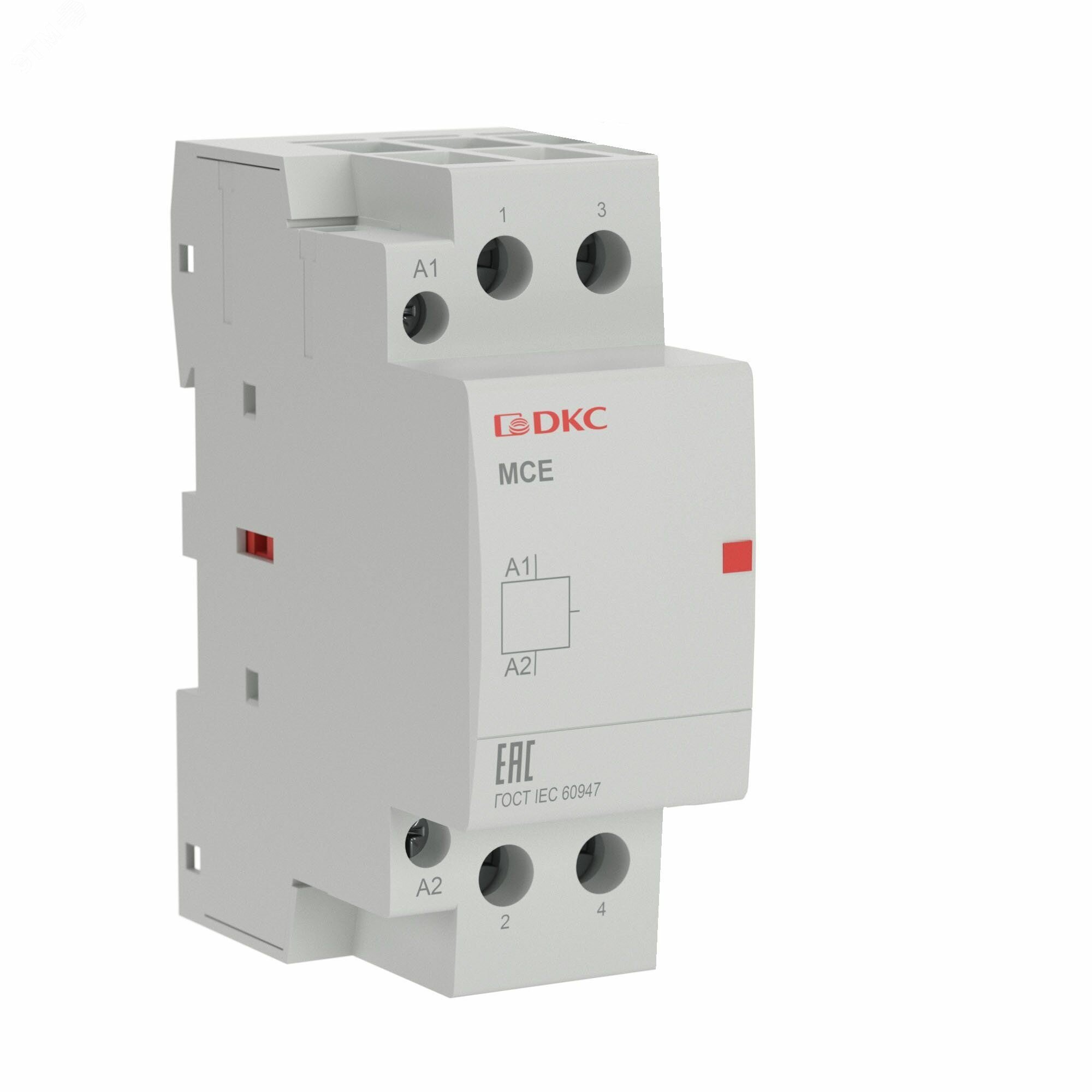 MCE-63-20-A240_Контактор модульный YON max (63A, 2НО, Uкат: 220/240В АС)_DKC