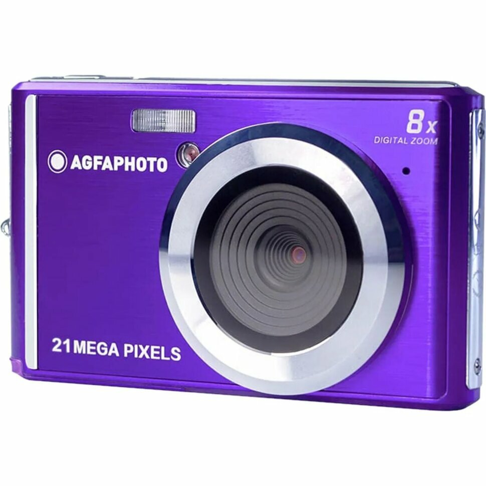 Фотоаппарат AgfaPhoto Realishot DC5200 Violet, аккумулятор, 2405892