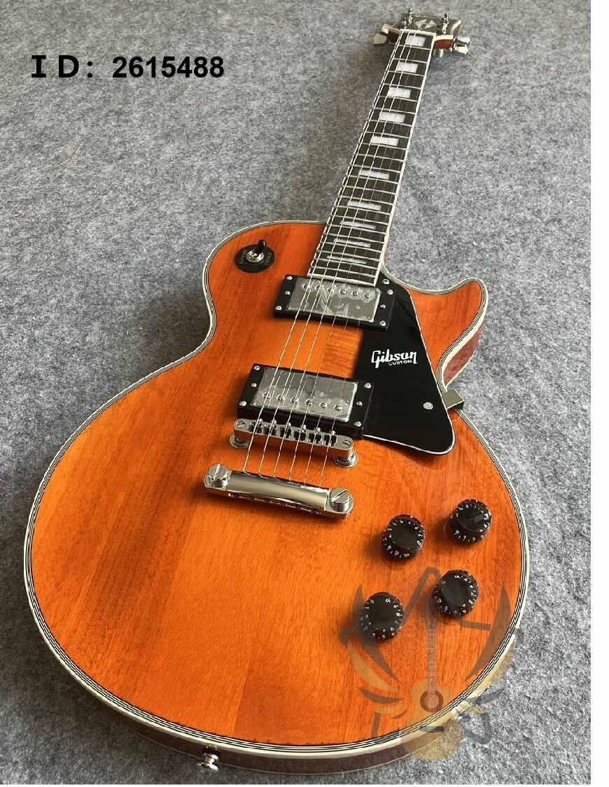 Электрогитара Gibson Les Paul с 6 струнами, длина корпуса 39 дюймов.