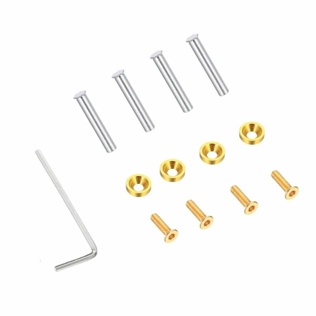 4 шт. Винты для крепления вентилятора корпуса ПК, Золото