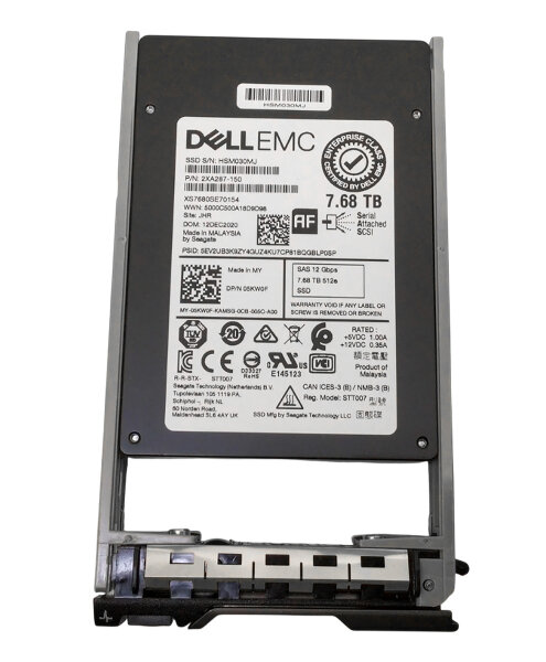 Жесткий диск Dell 05KW0F 7.68TB SAS 2,5" SSD