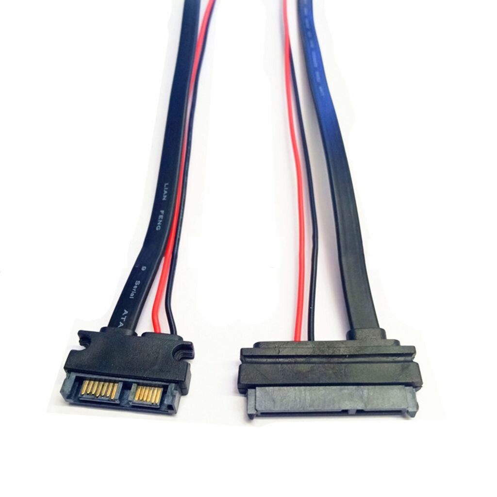 Кабель SATA 22-pin M/F