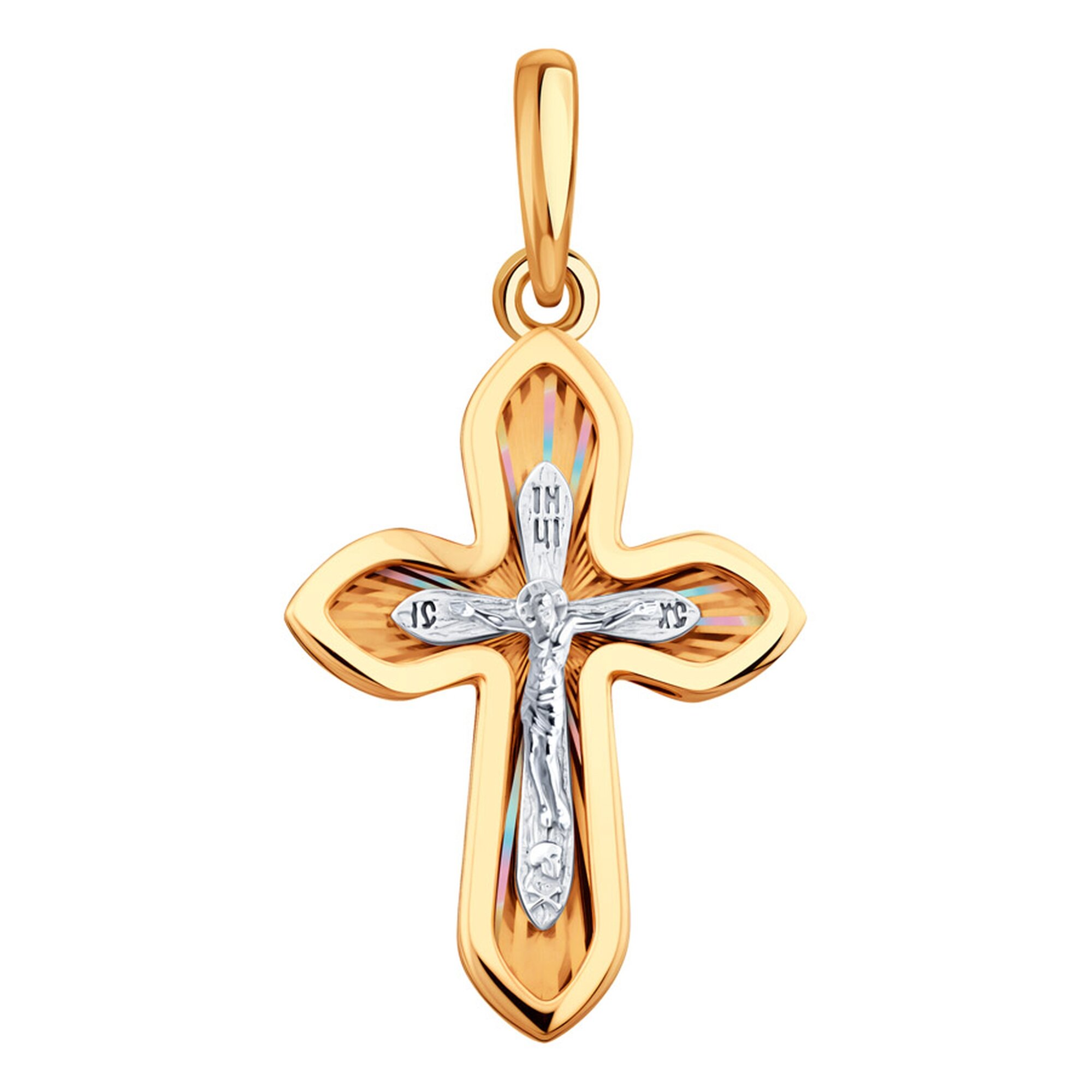 Подвеска Diamant online, красное золото, 585 проба