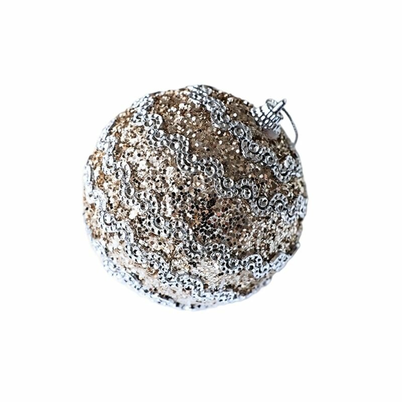 Шар для украшения рождественской елки-гофрированный