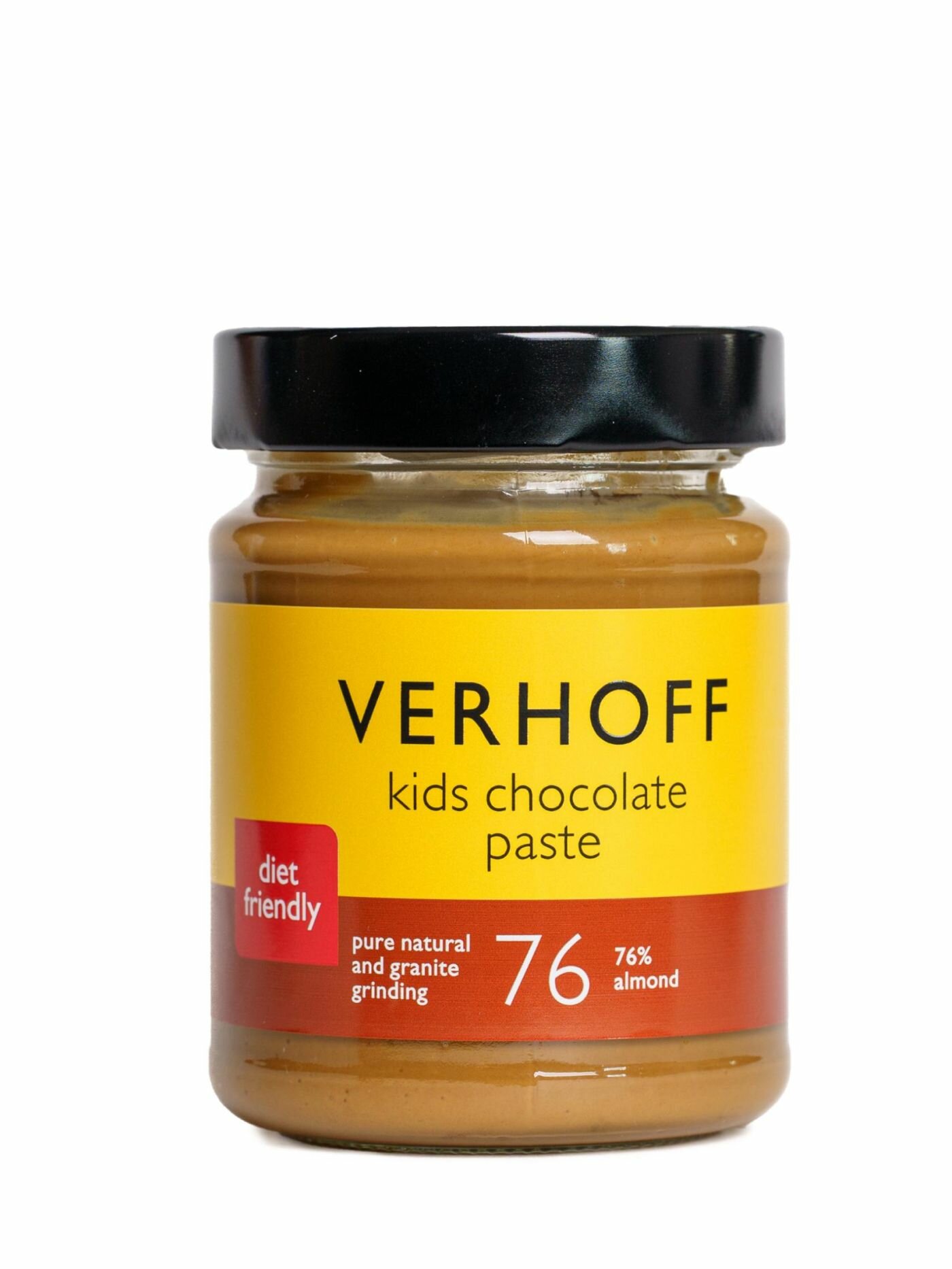 Ореховая паста VERHOFF KIDS с миндалём и гречихой, 200г