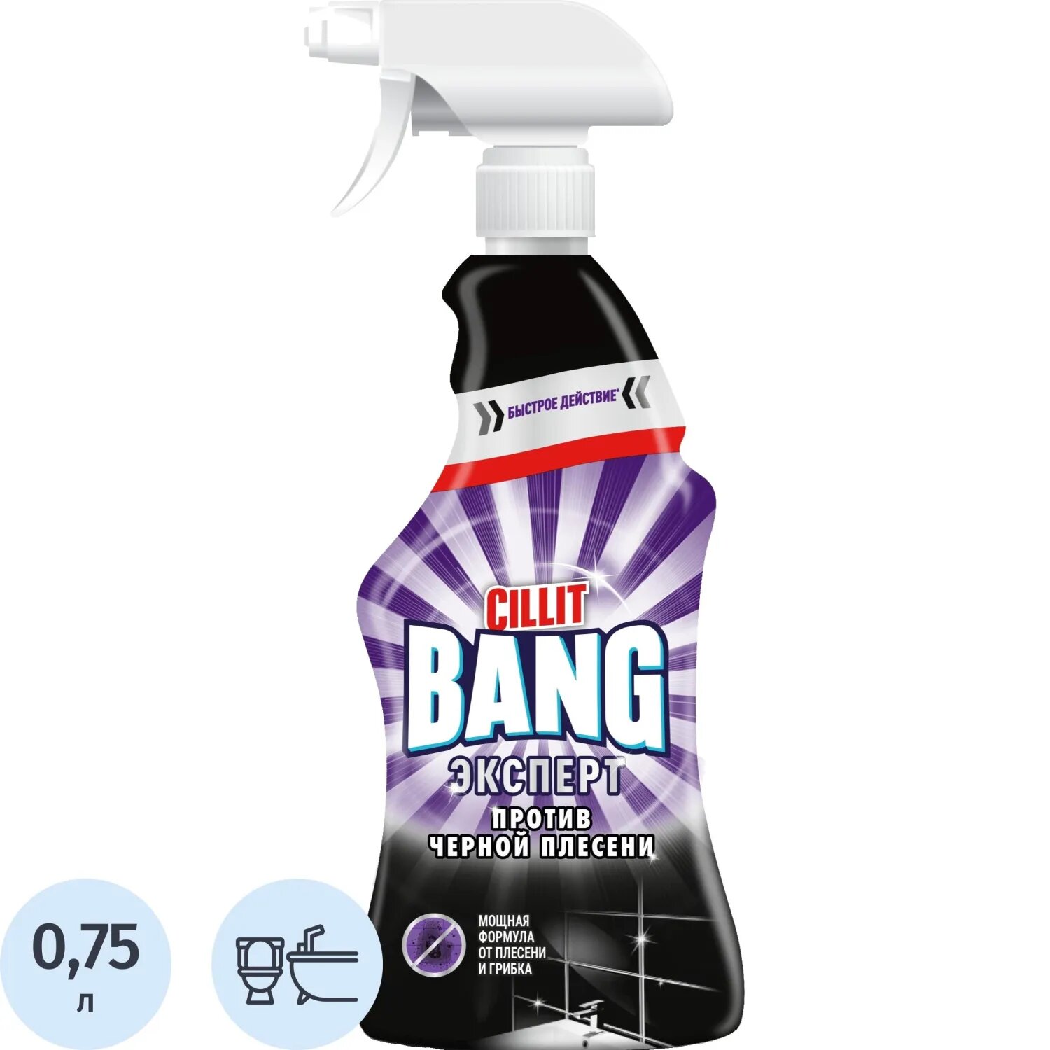 Средство для сантехники CILLIT BANG Черная Плесень 750мл (с курком)