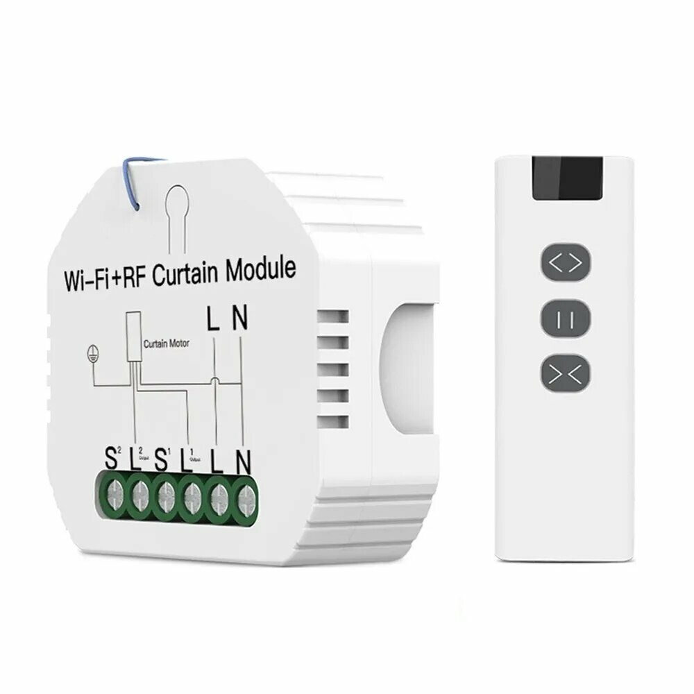 Для Tuya RF433MHz Беспроводное Управление Рольставнями WiFi Smart Relay Module Switch