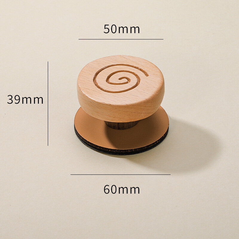 Ручка без сверления для детской комнаты, шкафа, ящика, креативная ручка для дверцы шкафа из массива дерева