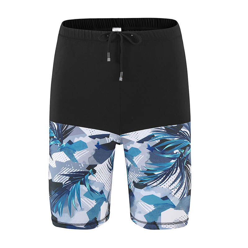 Мужской гидрокостюм для дайвинга, купальный костюм, защита от солнца, быстросохнущий, с длинным рукавом, принтованный, круглый вырез, двухкомпонентный спортивный набор для снорклинга, свободное дайвинг