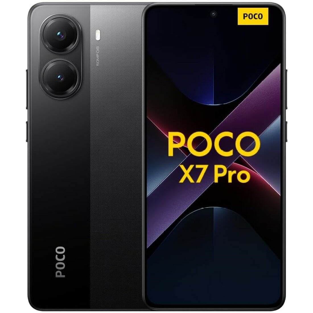 Смартфон Xiaomi Poco X7 Pro 5G 8/256 ГБ (ЕАС/Ростест), NFC, Dual nano SIM, черный