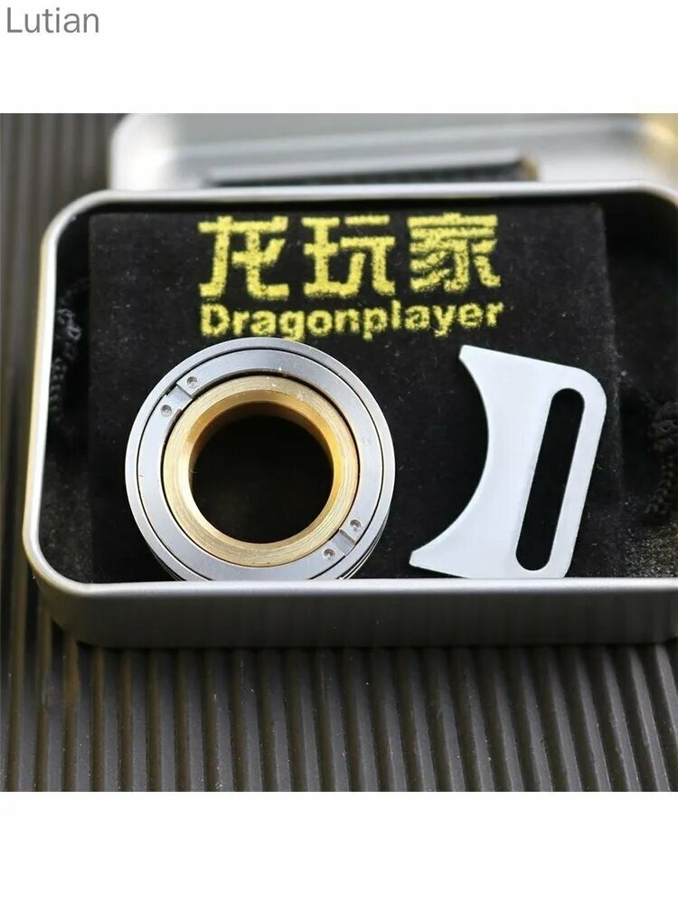 Металлический фиджет-кольцо EDC антистресс с кейсом