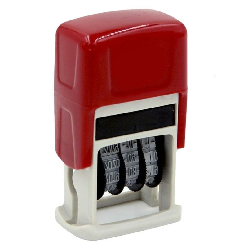 Английский регулируемый штамп-датер, Черный