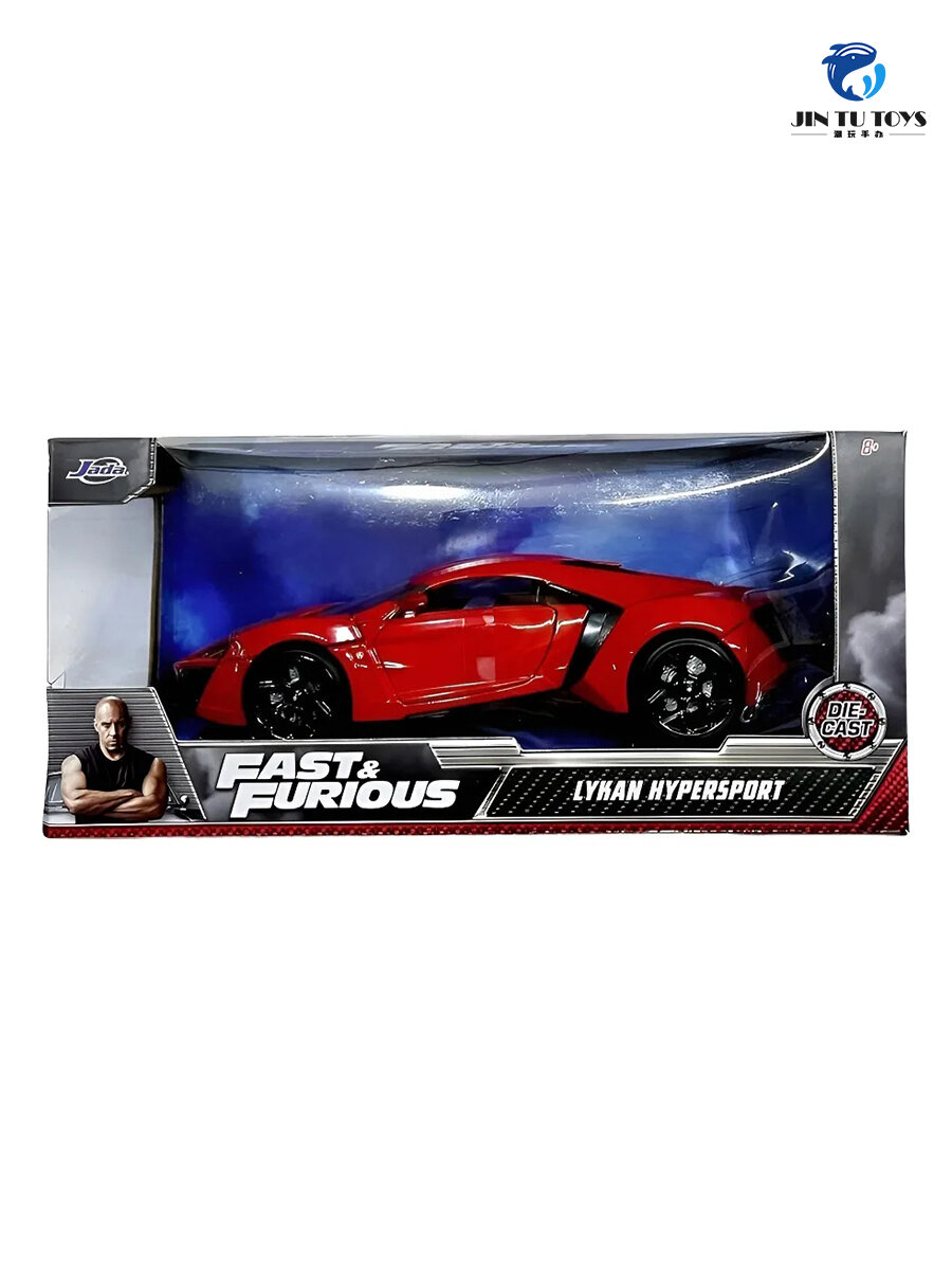Jada Toys Fast & Furious Lykan Hypersport / Этот игрушечный Ламборджини из серии "Форсаж" станет идеальным подарком для детей и автолюбителей.