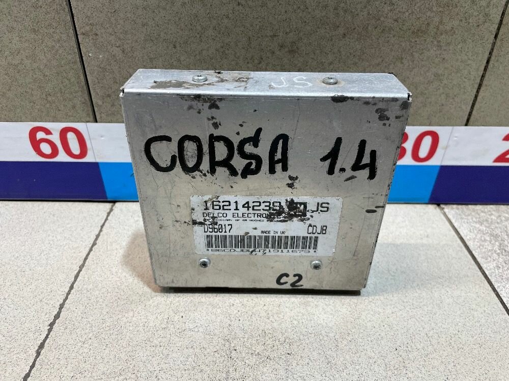 Блок управления двигателем Opel Corsa B X14XE 16214239