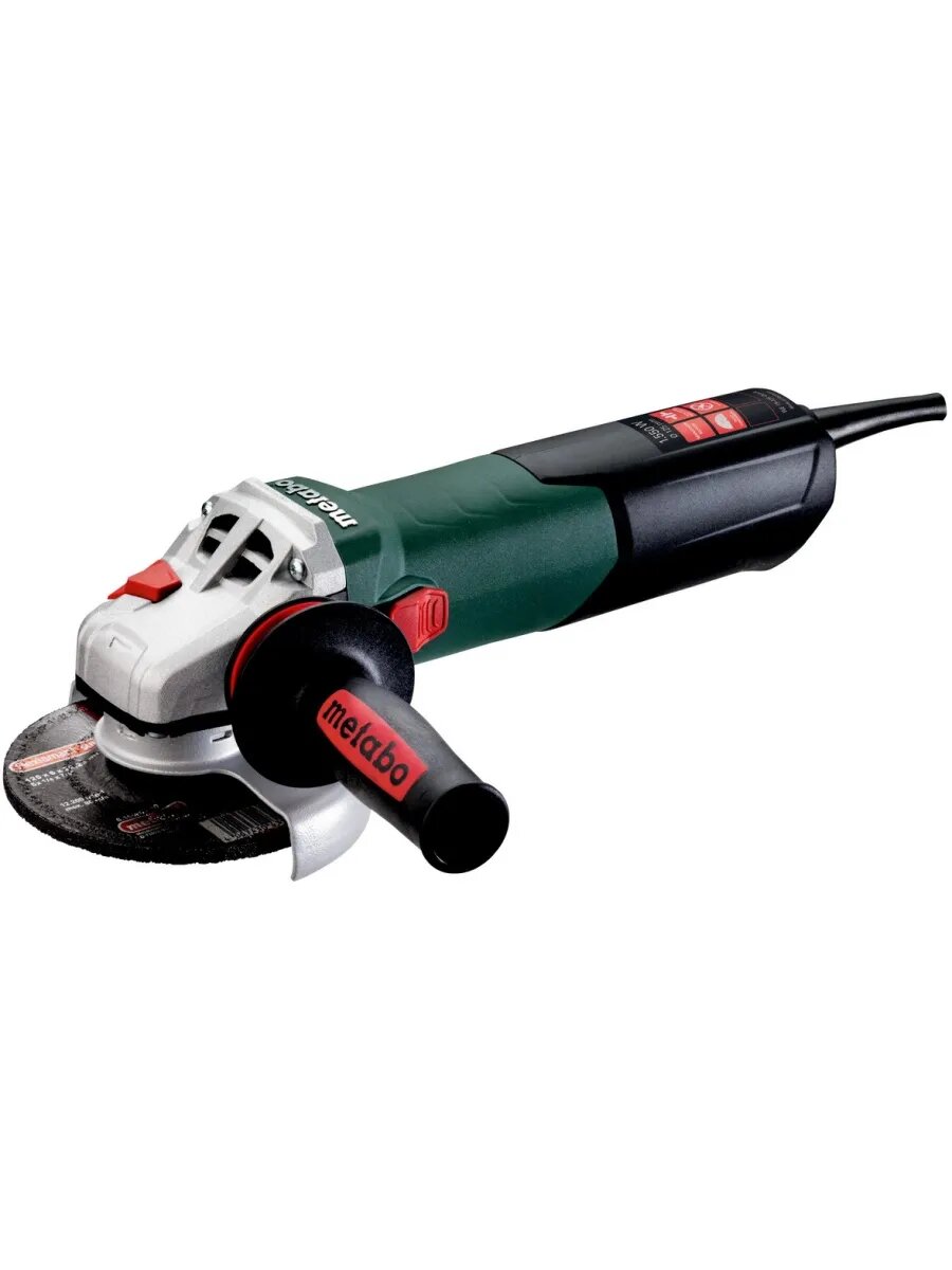 Шлифовальная машина Metabo WE 15-125 Quick, 3,5 Нм, 11 000 об/мин, 1,55 кВт