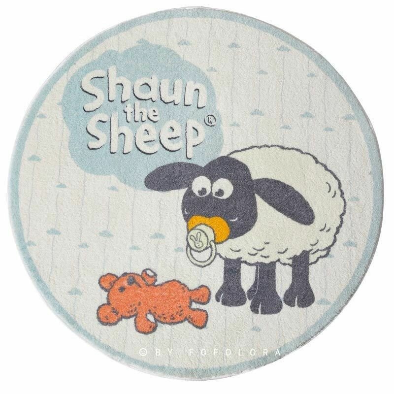 Милый мультяшный коврик для ползания малыша в корейском стиле, круглый коврик для детской комнаты, для домашнего использования, спальни, гостиной, прикроватный коврик.