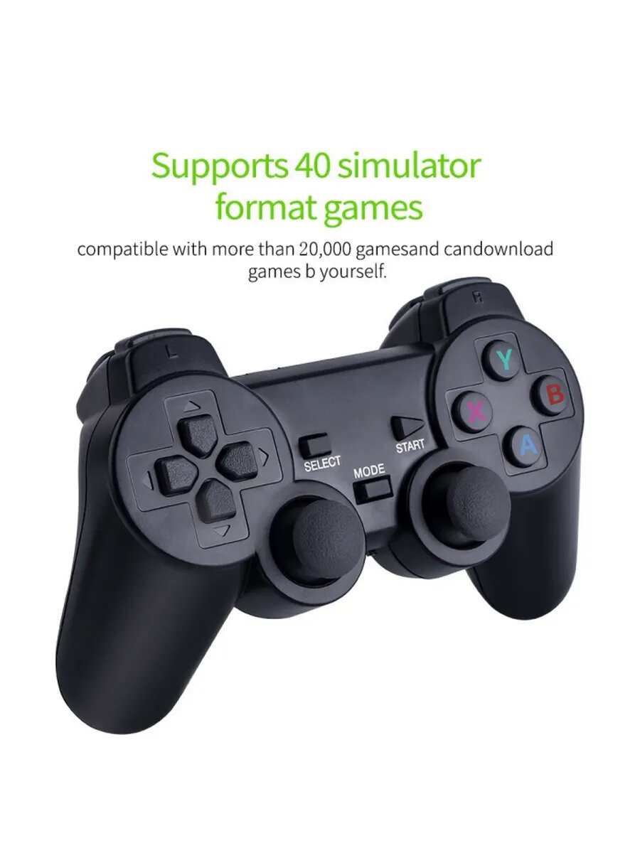 Приставка M8 PS1, двойной джойстик, беспроводной приемник, HD