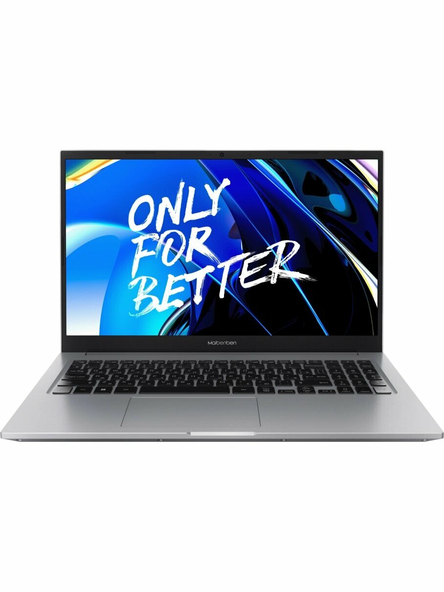 Ноутбук MaibeНоутбукen M553 Ryzen 3 5300U/8Gb/SSD512Gb/15.6"/IPS/FHD/Lin/silver/4278mAh
