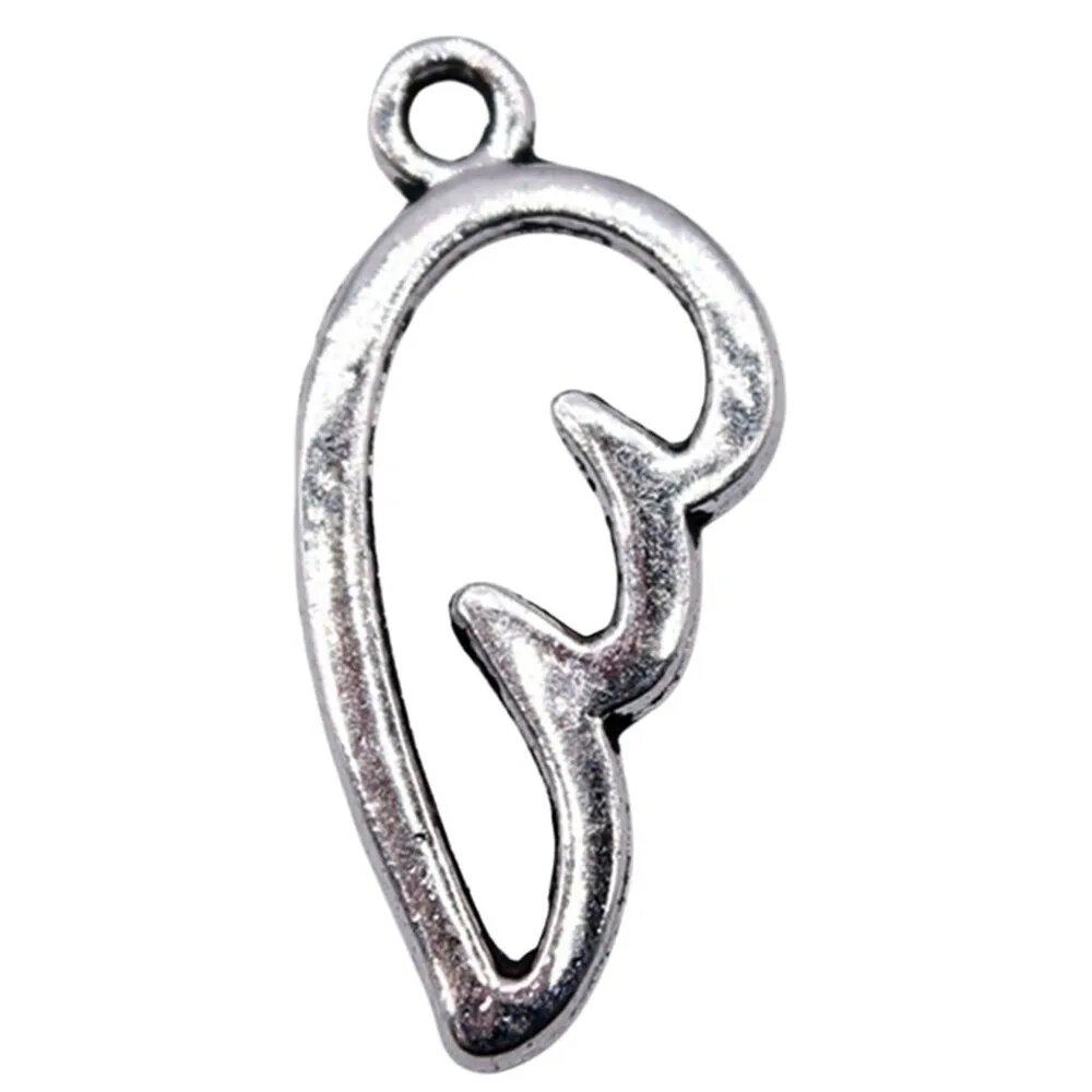 80 шт, Набор подвесок с крыльями Ангела, Шарм для изготовления ювелирных изделий своими руками, подвески из старинного серебра