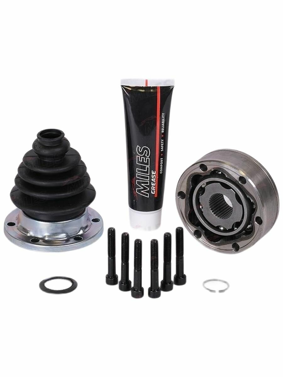 ШРУС Ауди А4 Шкода Фольксваген Гольф Пассат (AUDI 80/A4 I/SKODA/VW GOLF I-VII/PASSAT II-VI 1.2TSI-3.2FSI 81-) внутр. Комплект