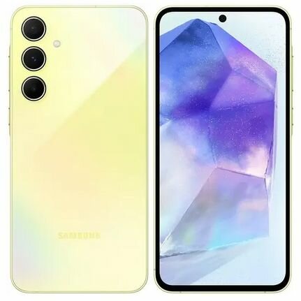 6,5" Смартфон Samsung Galaxy A55 5G 8/256 ГБ (SM-A556EZYCCAU) желтый