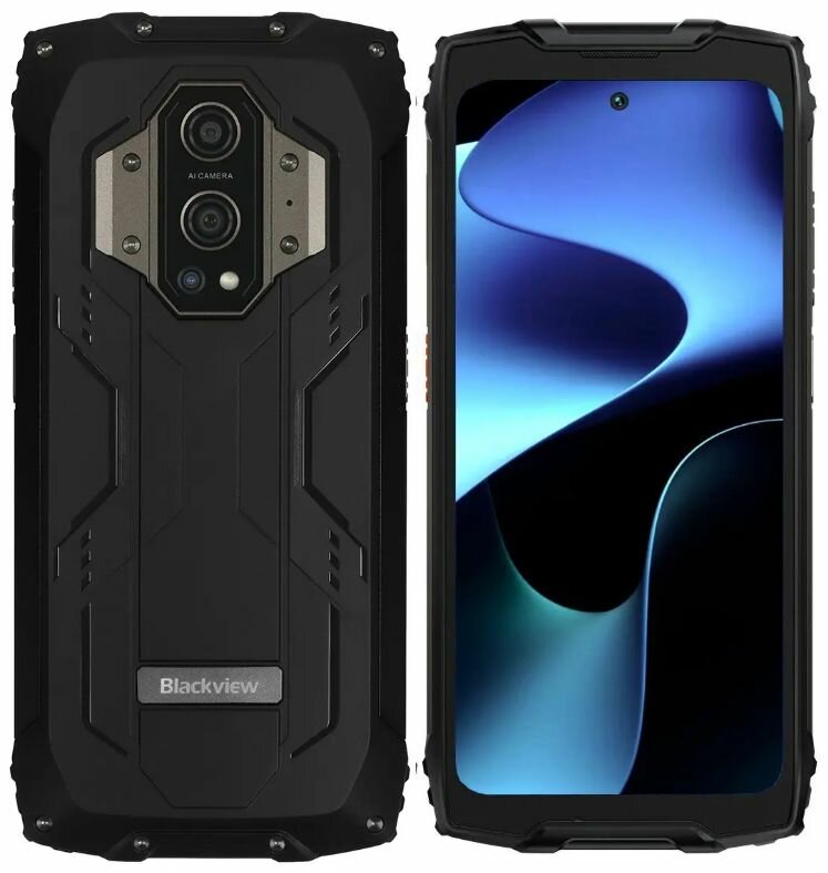 6,7" Смартфон Blackview BV9300 256 ГБ (BV9300) черный - 8 x 2,2 ГГц, 12 ГБ, 2 SIM, IPS, 2388x1080, 50 Мп, 4G (LTE), 15080 мА*ч