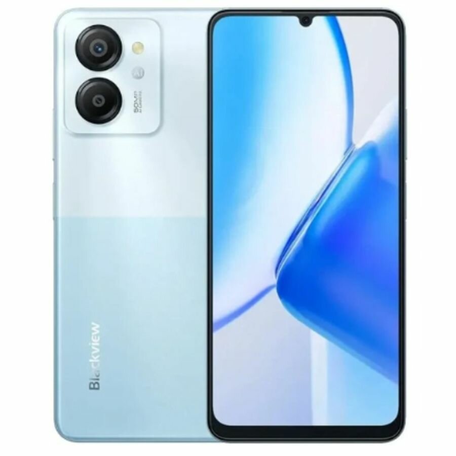 6,75" Смартфон Blackview Color 8 8/256 ГБ (6931548317036) голубой