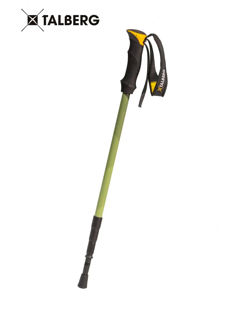 Палки треккинговые Talberg COMPACT POLE, алюминиевые, сменные кольца, зеленый