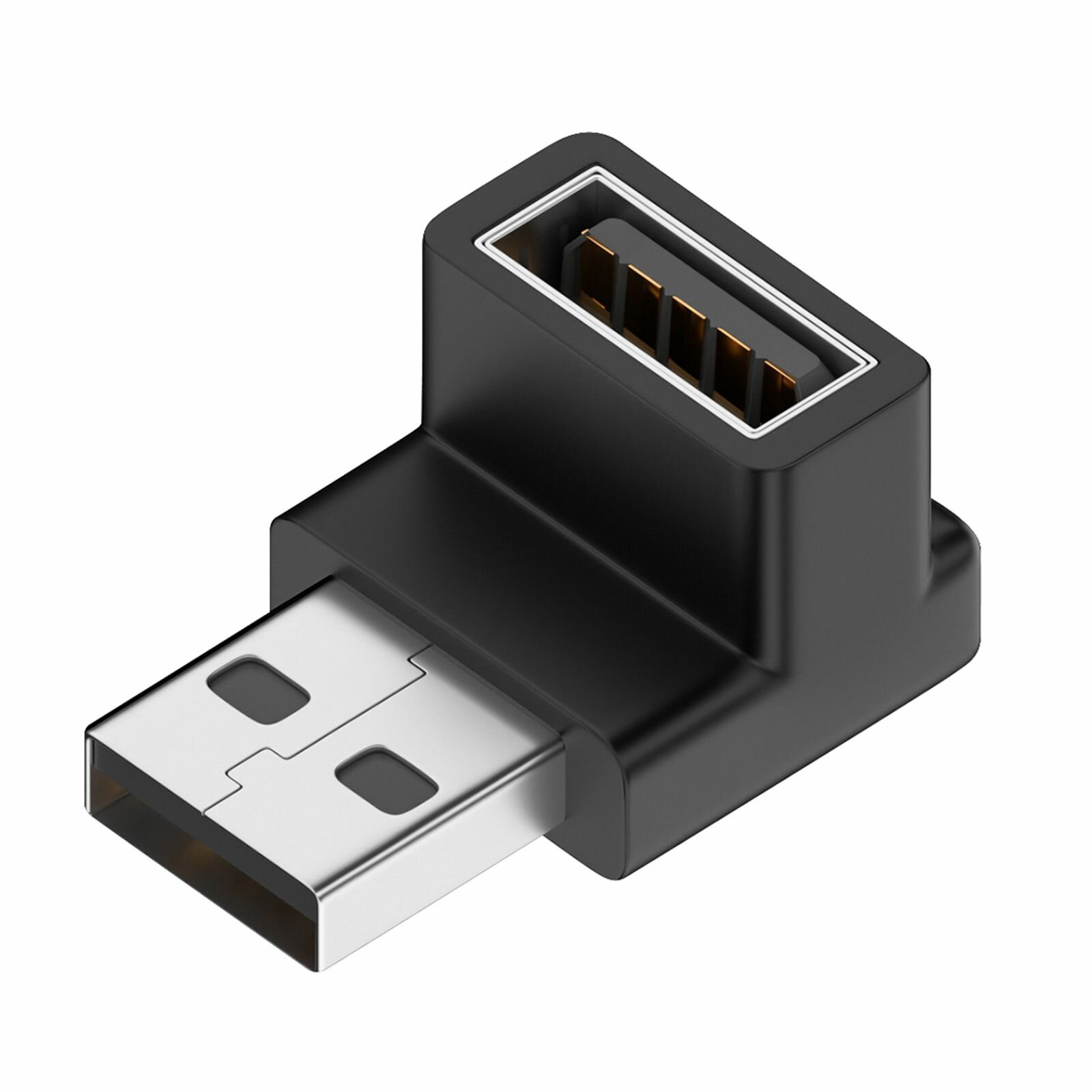USB-накопитель с углом 90 градусов мужской на женском левом углу