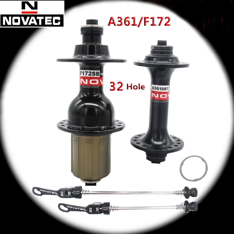 Втулки Novatec A361/F172, 32H, черные