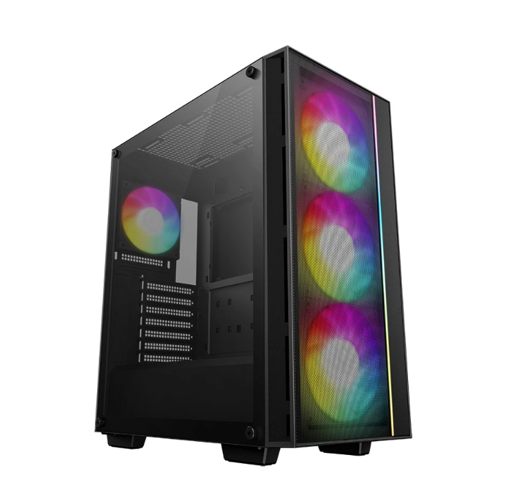 Корпус Deepcool MATREXX 55 MESH, ATX, черный, окно на боковой стенке