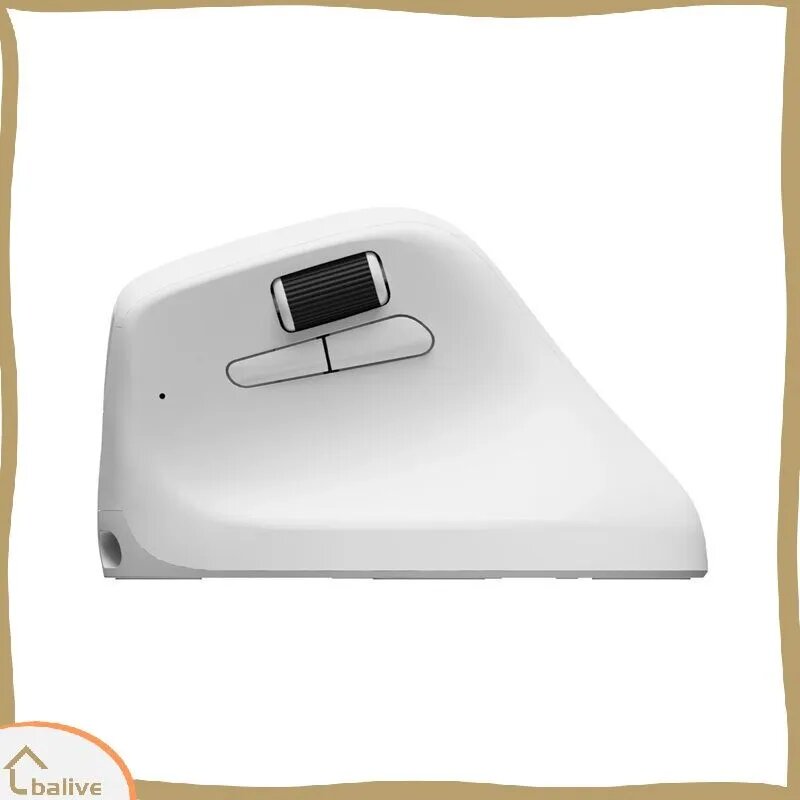 Keychron M5 White Белый Беспроводная вертикальная мышь для правой руки USB-ресивер — фото 1