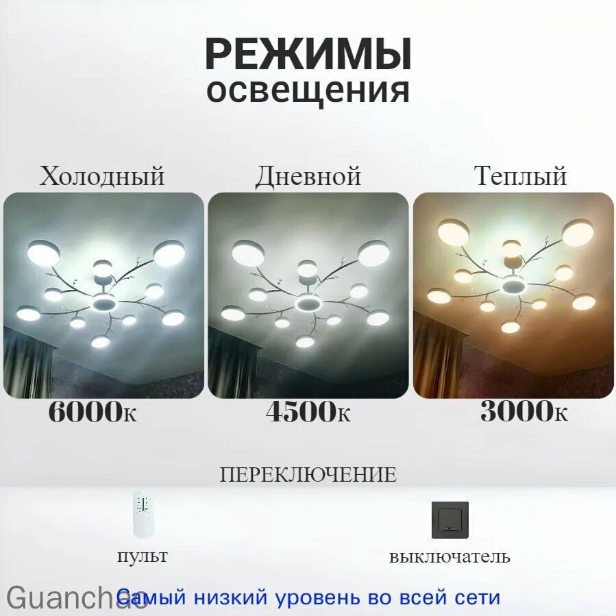 Люстра, LED, 110 Вт — фото 1