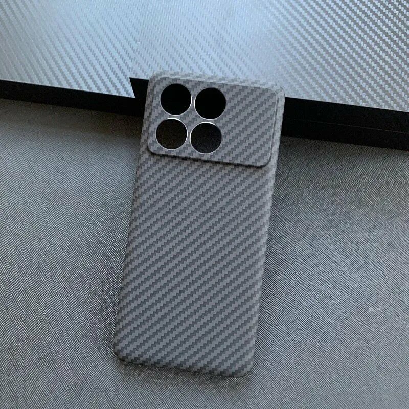 Чехол для телефона POCO X6 Pro 5G, ультратонкий, текстура из кевлара и углеродного волокна, жесткий для Redmi K70E