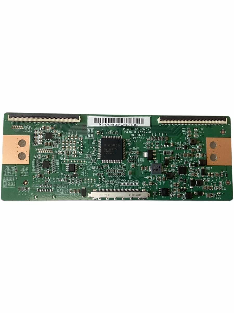 Плата T-Con (PT430GT01-3-C-5), для ТВ Tuvio TD43UFBHV1