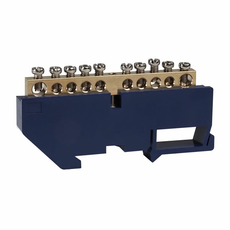Шина нулевая с изолятором OptiKit BB-D-N-DIN-12-8х12 син. КЭАЗ 277862