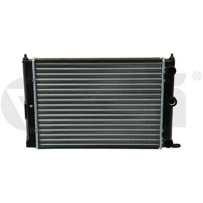 Радиатор VIKA 11210121901 Vw Golf 1, 2, Jetta I, II, Passat B2, Polo 74-94 вальцовка