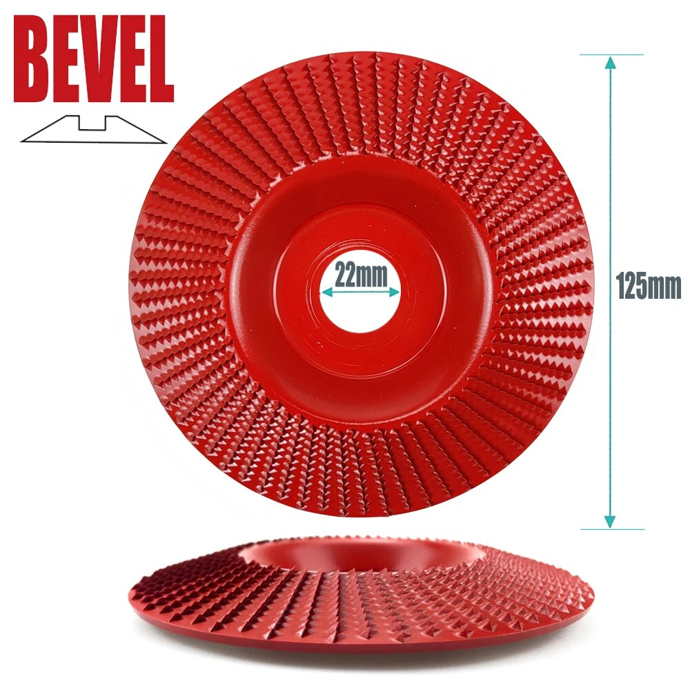 Шлифовальный диск красный bevel 125 мм
