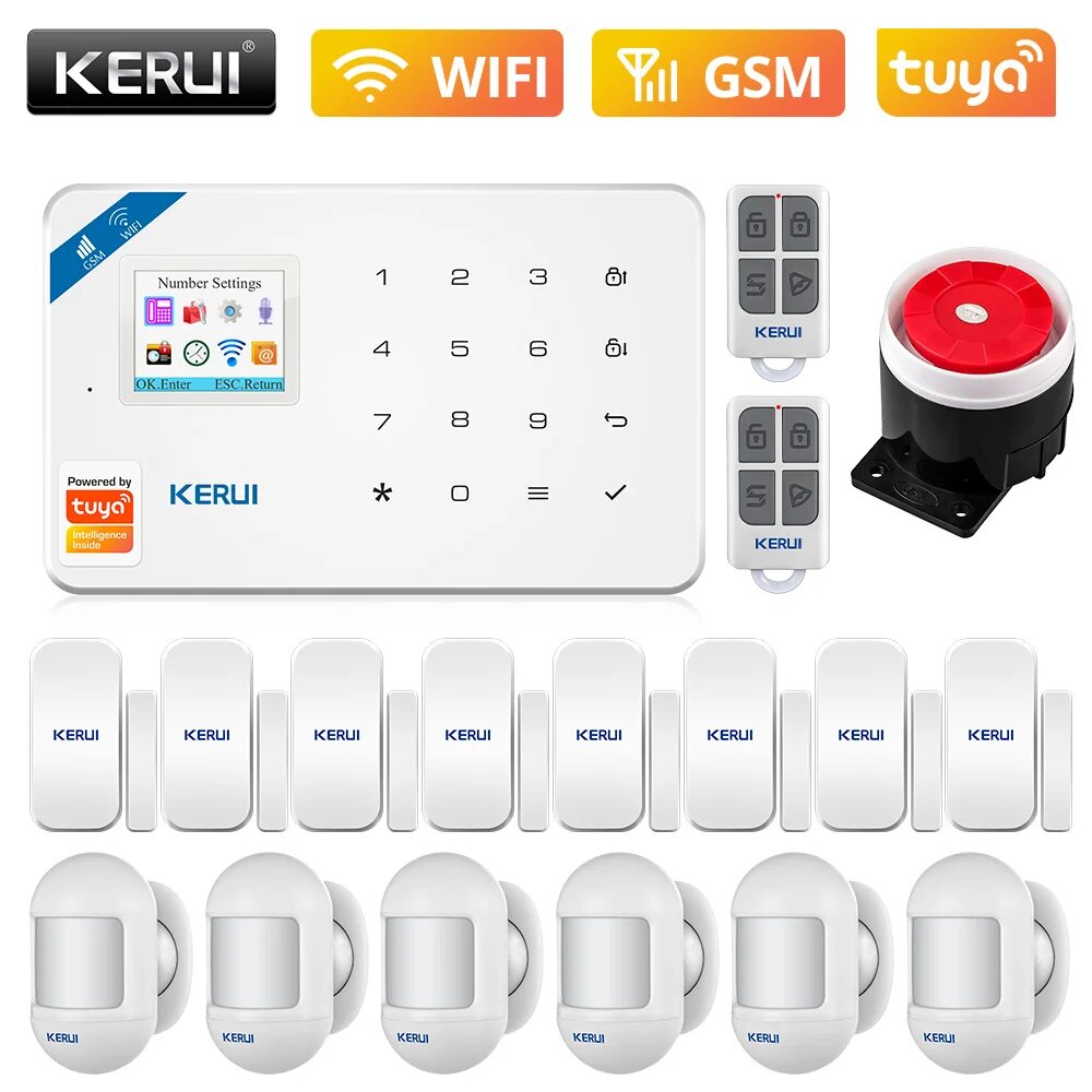 KERUI W181 Беспроводная сигнализация, Alarm Kit 5, EU Plug